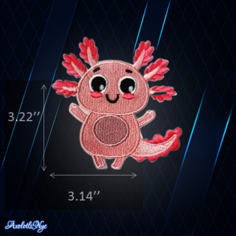 Axolotl Iron-On Patches - 1 Piece - Axolotls NYC