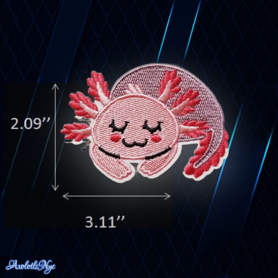 Axolotl Iron-On Patches - 1 Piece - Axolotls NYC