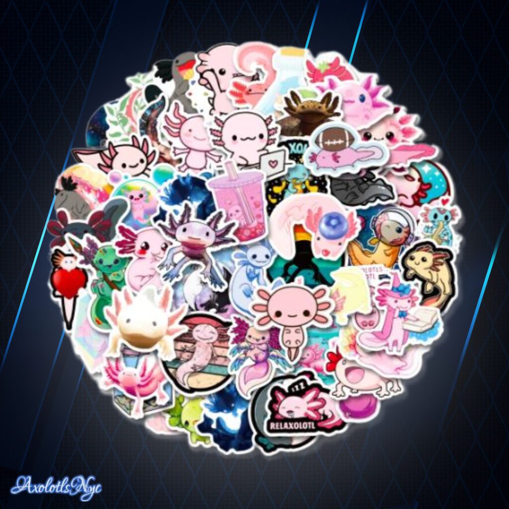 Axolotl Stickers (Pack of 10) - Axolotls NYC