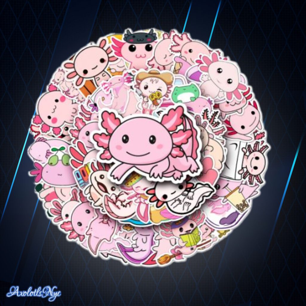 Axolotl Stickers (Pack of 10) - Axolotls NYC