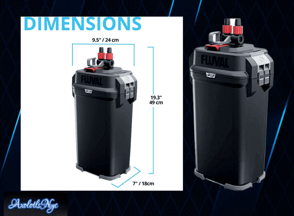 Fluval 407 Series Canister Filter - Axolotls NYC
