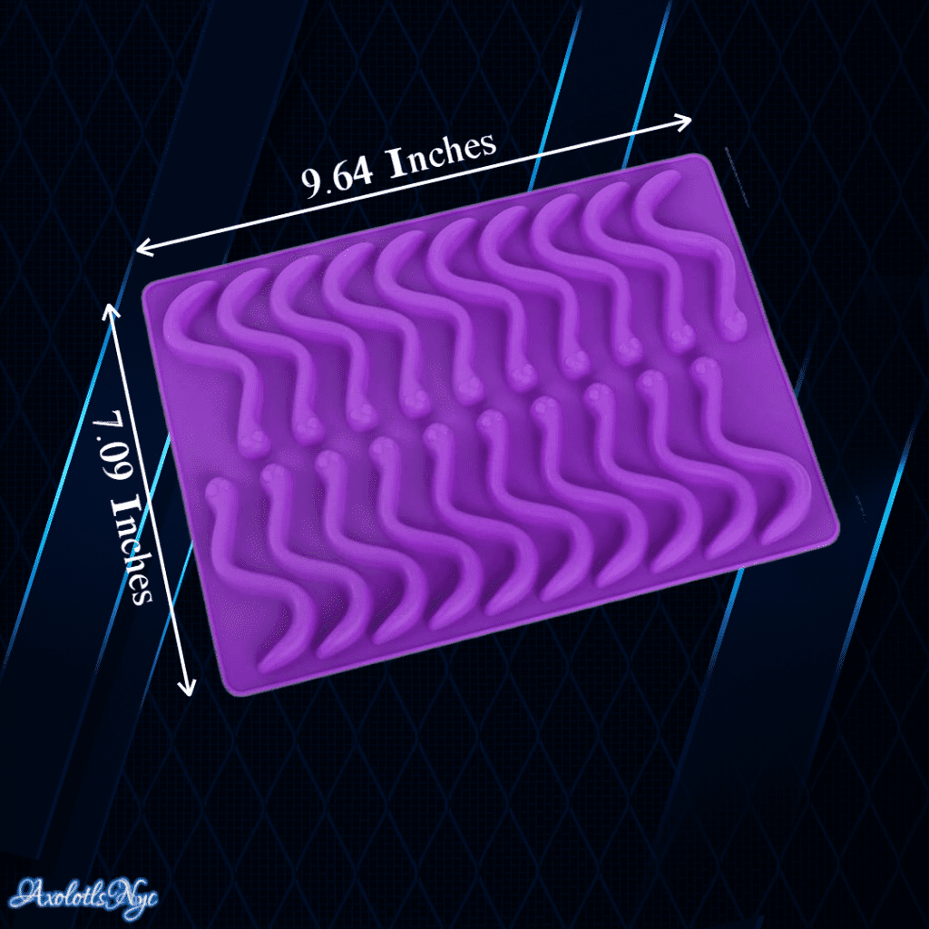 10 & 20 Cavity Worm Silicone Mold Trays with Dropper. For Repashy Pies ...