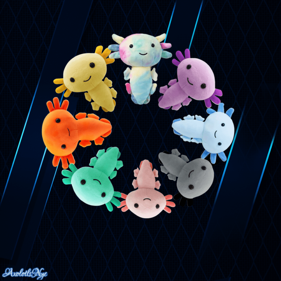 6" Axolotl Handheld Plush Toy - Axolotls NYC