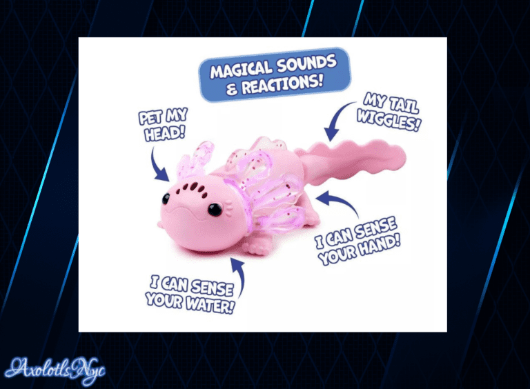 Fingerlings Interactive Baby Axolotl, Alix (Pink), Swims & Lights Up ...