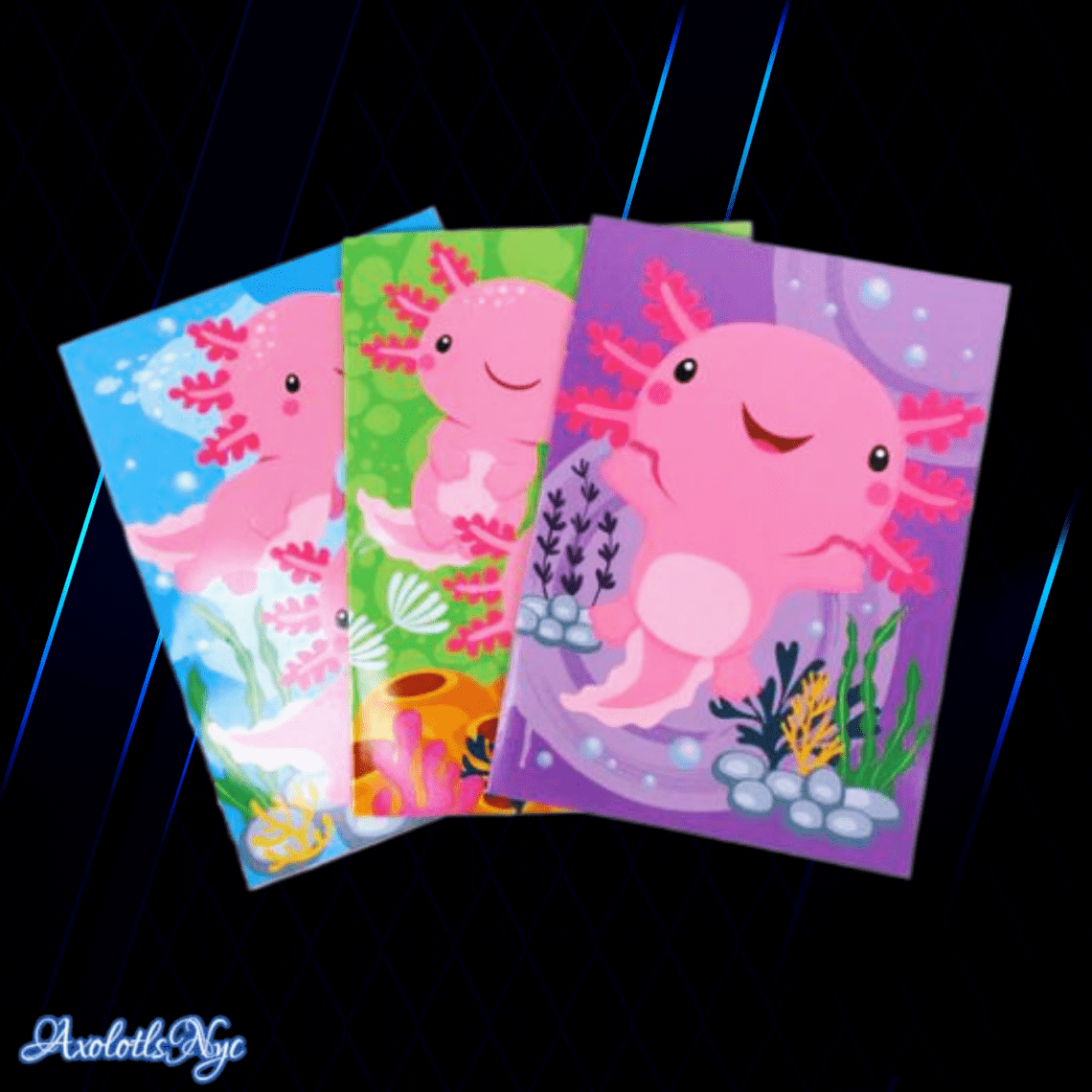 Axolotl Coloring Books with Crayons - Axolotls NYC